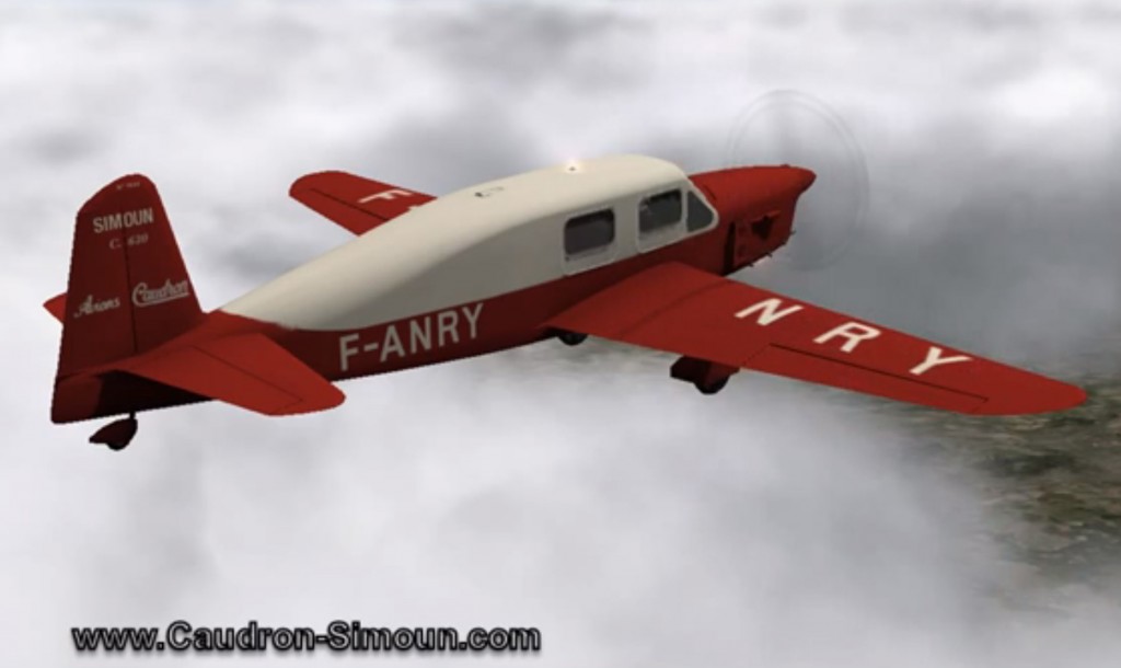 Un Caudron Simoun sur les ondes – aeroVFR