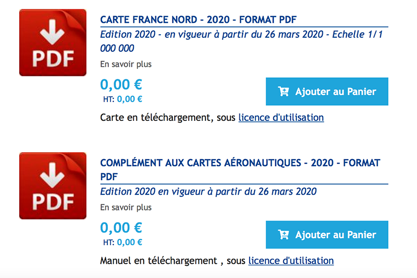 Cartes du SIA en téléchargement – aeroVFR